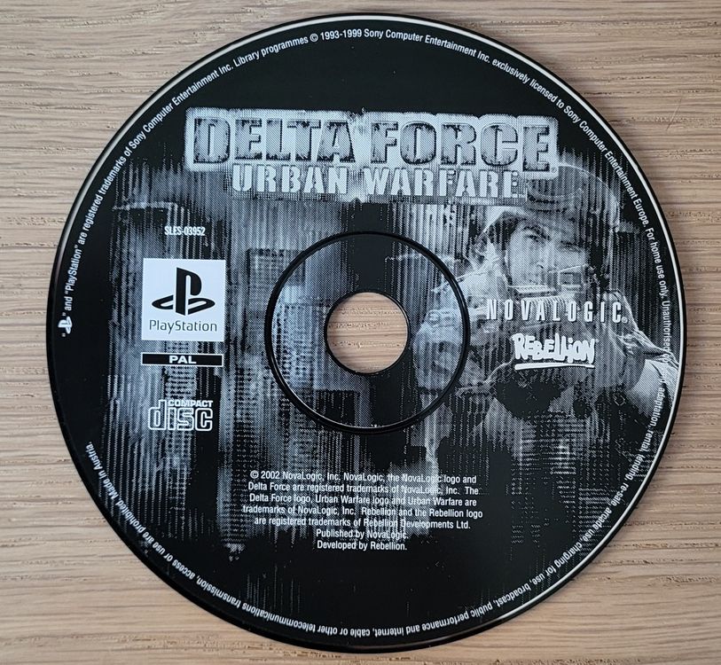 Delta Force Urban Warfare PS1 Français Guerre Playstation 1 (Gebraucht ...