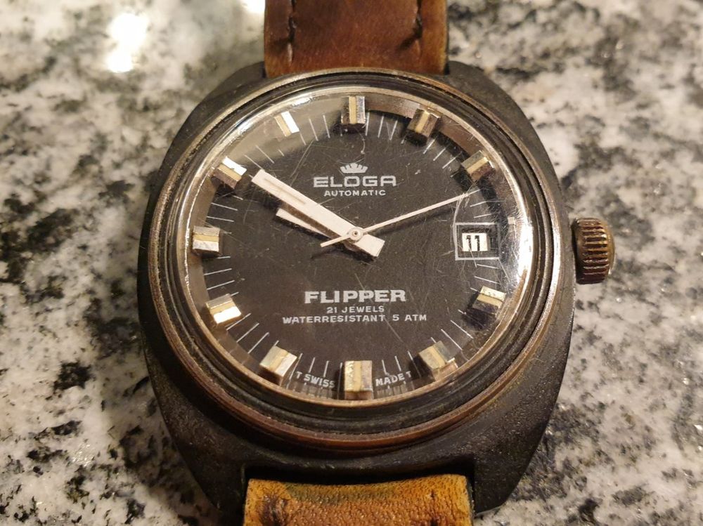 Montre ELOGA Automatic Flipper Vintage | Kaufen auf Ricardo