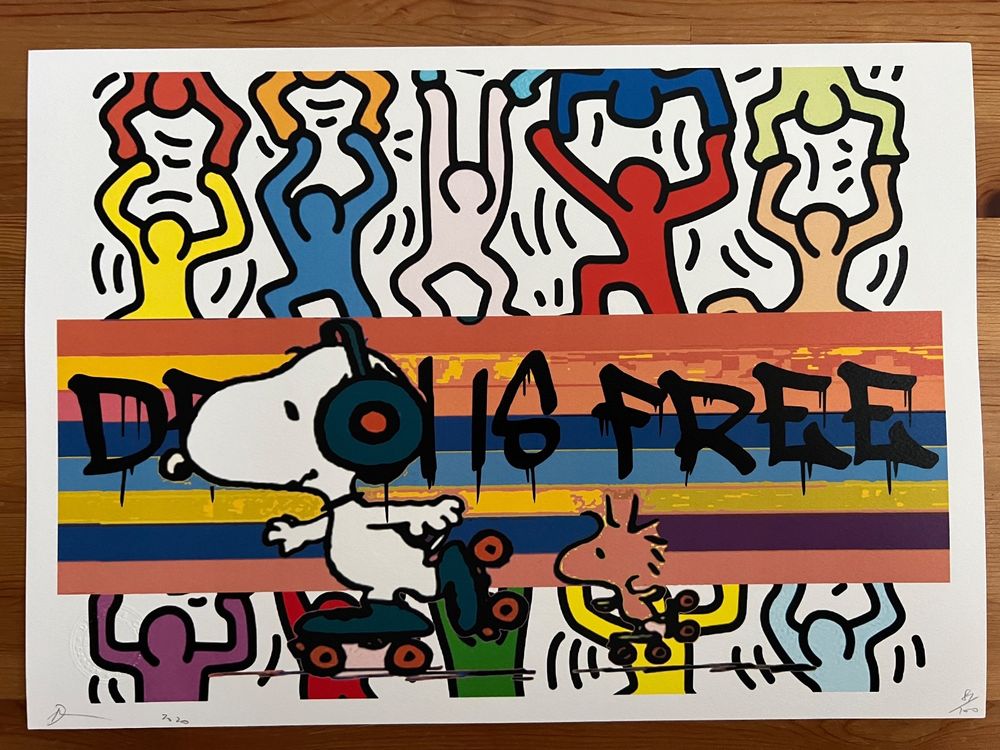 DEATH NYC « Snoopy & Keith Haring » 81/100 | Kaufen auf Ricardo