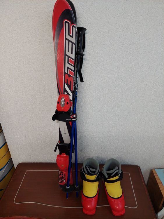 Ski-Set (Ski, Stöcke und Schuhe) | Kaufen auf Ricardo