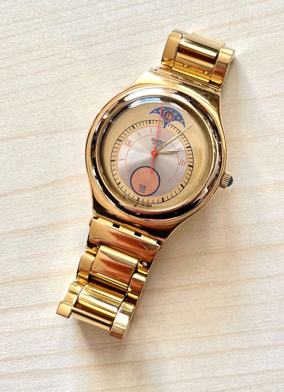 Swatch , Gold, Mondphase, Rarität, Top Zustand! (Gebraucht) in Grenchen ...