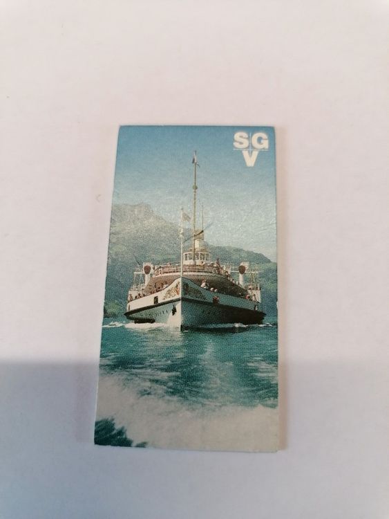 Kinderbillett SGV Dampfschiff Gallia | Kaufen auf Ricardo