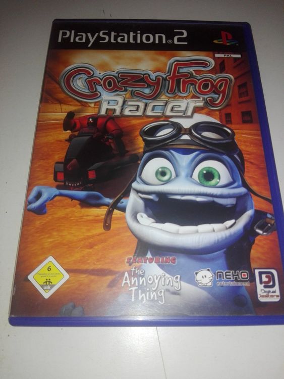 Crazy Frog Racer - Der Nervige Frosch (+ Anleitung De) PS2 (Gebraucht ...