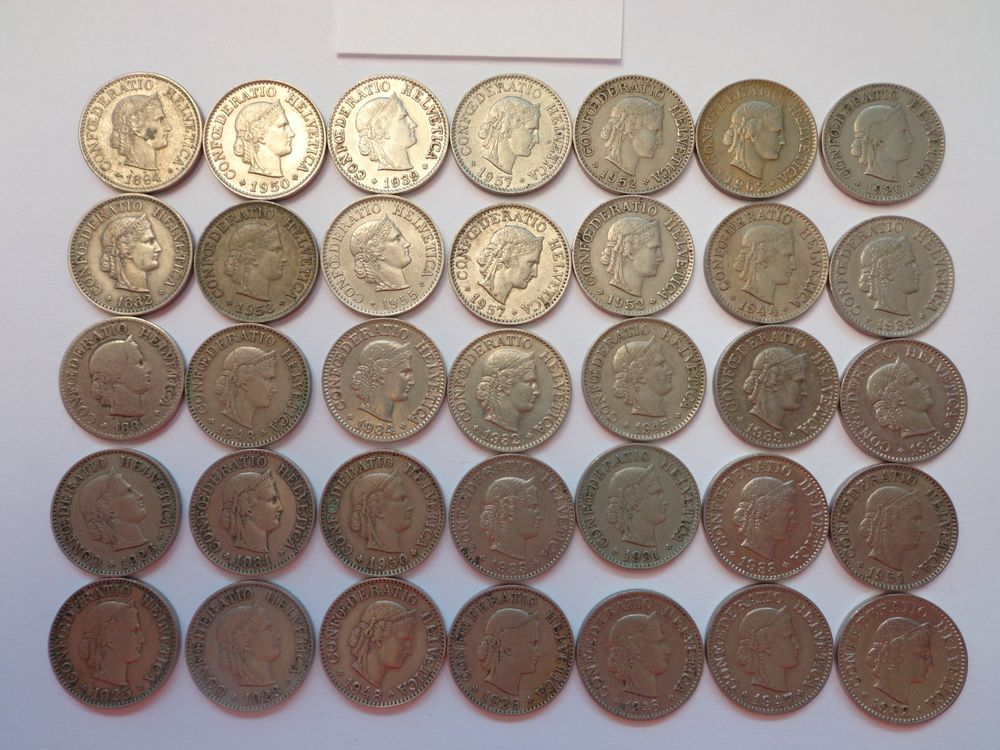 Münzen, Geld, Rappen, Franken, Sammlung, Antik | Kaufen auf Ricardo