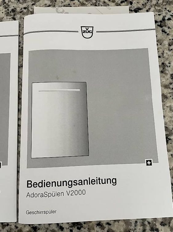 V-ZUG AdoraDish V2000 Geschirrspüler (Gebraucht) in Brunnen für CHF 350 ...