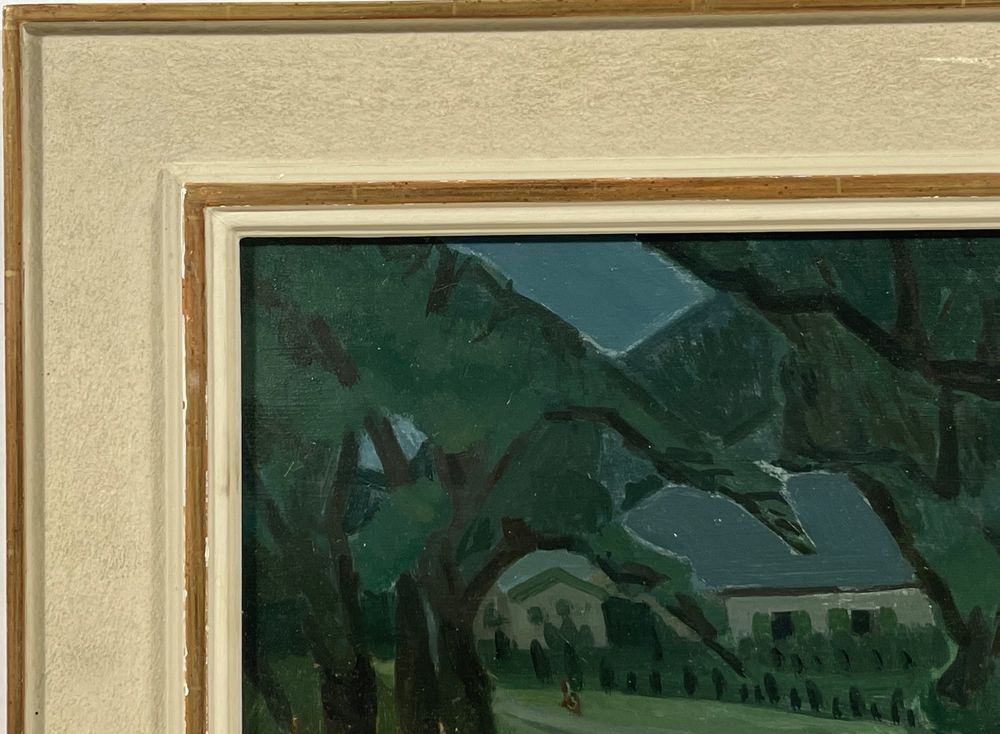 Landschaftgemälde mit schönen Anblickt unleserlich Signiert | Kaufen auf Ricardo