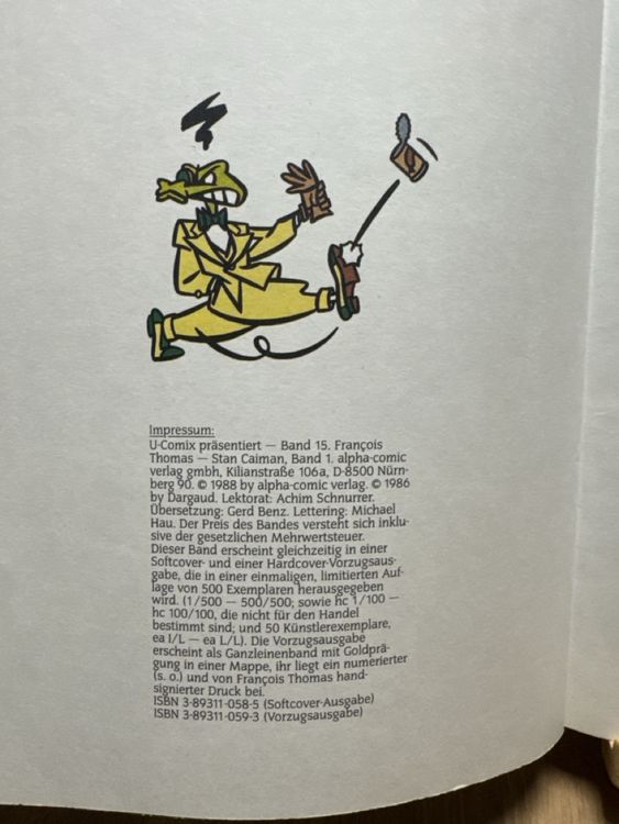 Stan Caiman Comic Band 1 - U-Comix Rarität! (Gebraucht) in Kestenholz ...
