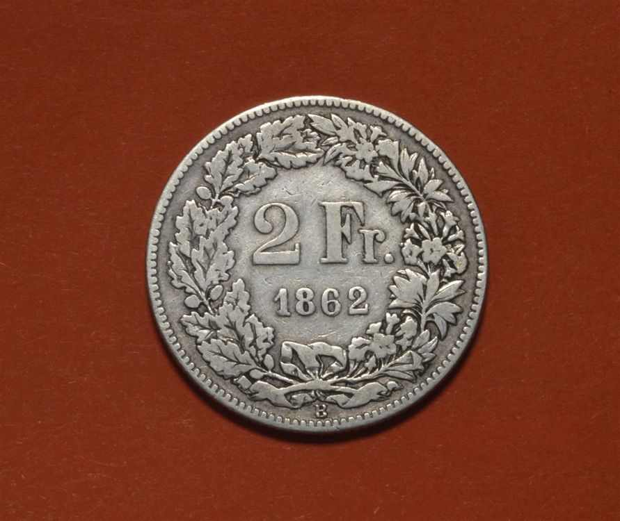 2 Franken 1862 (Gebraucht) in Oberglatt ZH für CHF 79 – mit Lieferung auf Ricardo kaufen