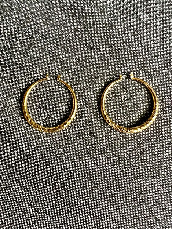 Vintage Ohrringe aus VerGold (1,5 cm) (Neu (gemäss Beschreibung)) in ...