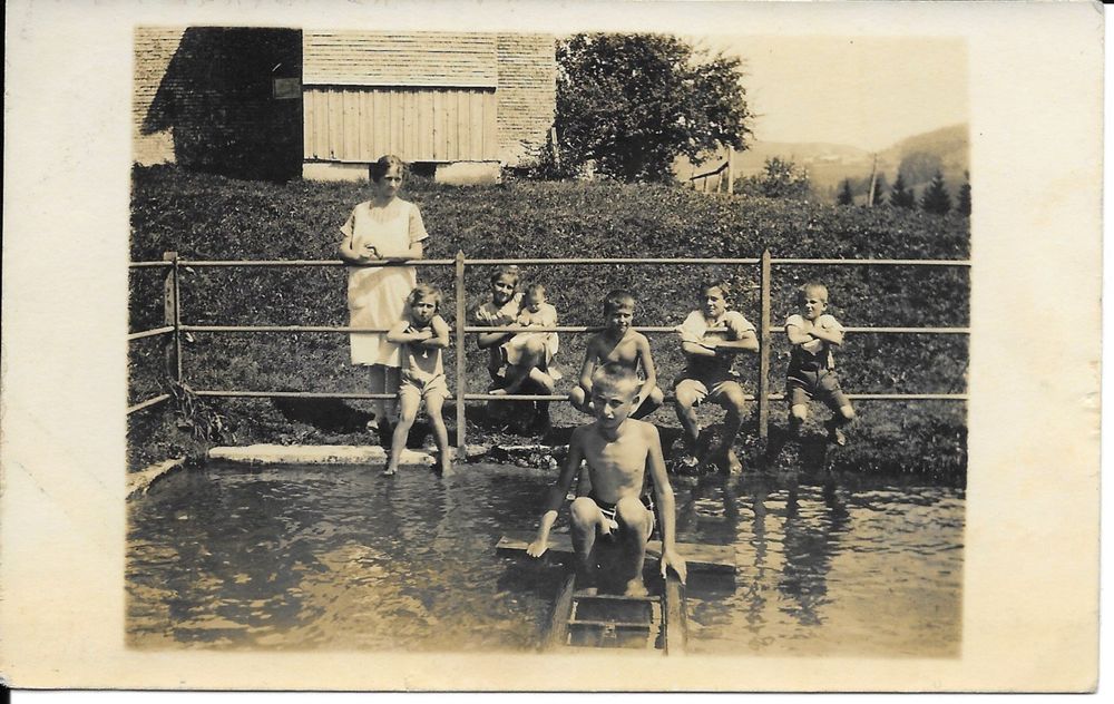 Ansichtskarte Badende Kinder ev. Appenzell | Kaufen auf Ricardo