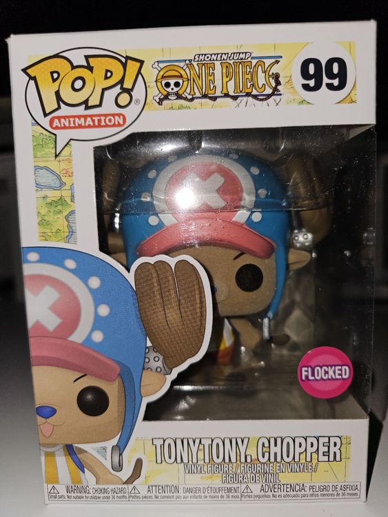 Funko Pop ! One Piece TonyTony. Chopper 99 Flocked (Neu (gemäss ...