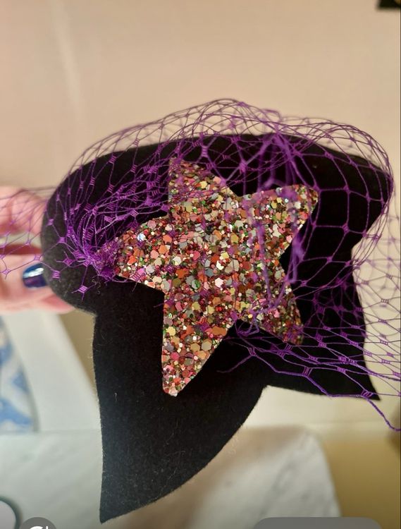 Nina Gentuna Fascinator Haarreif mit Stern und Netz (Gebraucht) in ...