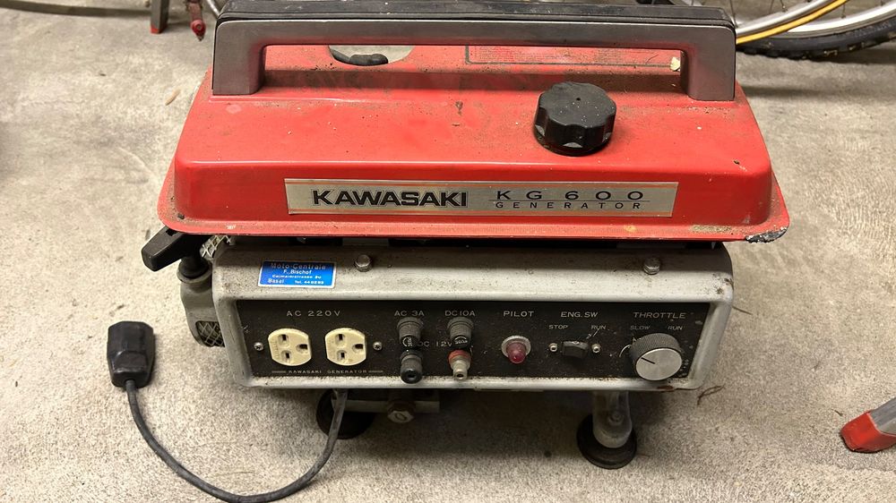 Kawasaki KG 600 Generator (Gebraucht) in Diegten für CHF 30 – nur Abholung auf Ricardo kaufen