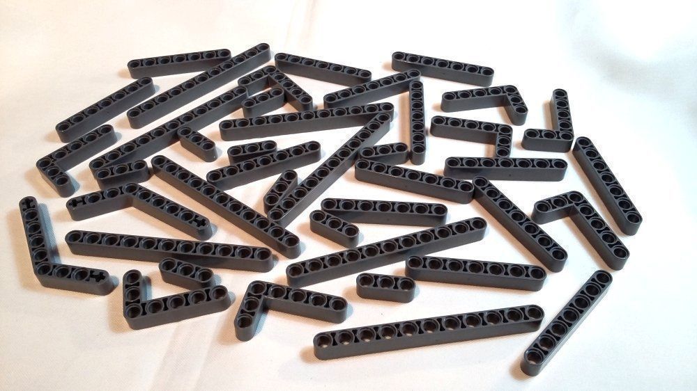 Lego Technik 40 Lochbalken dark gray -T30 | Kaufen auf Ricardo