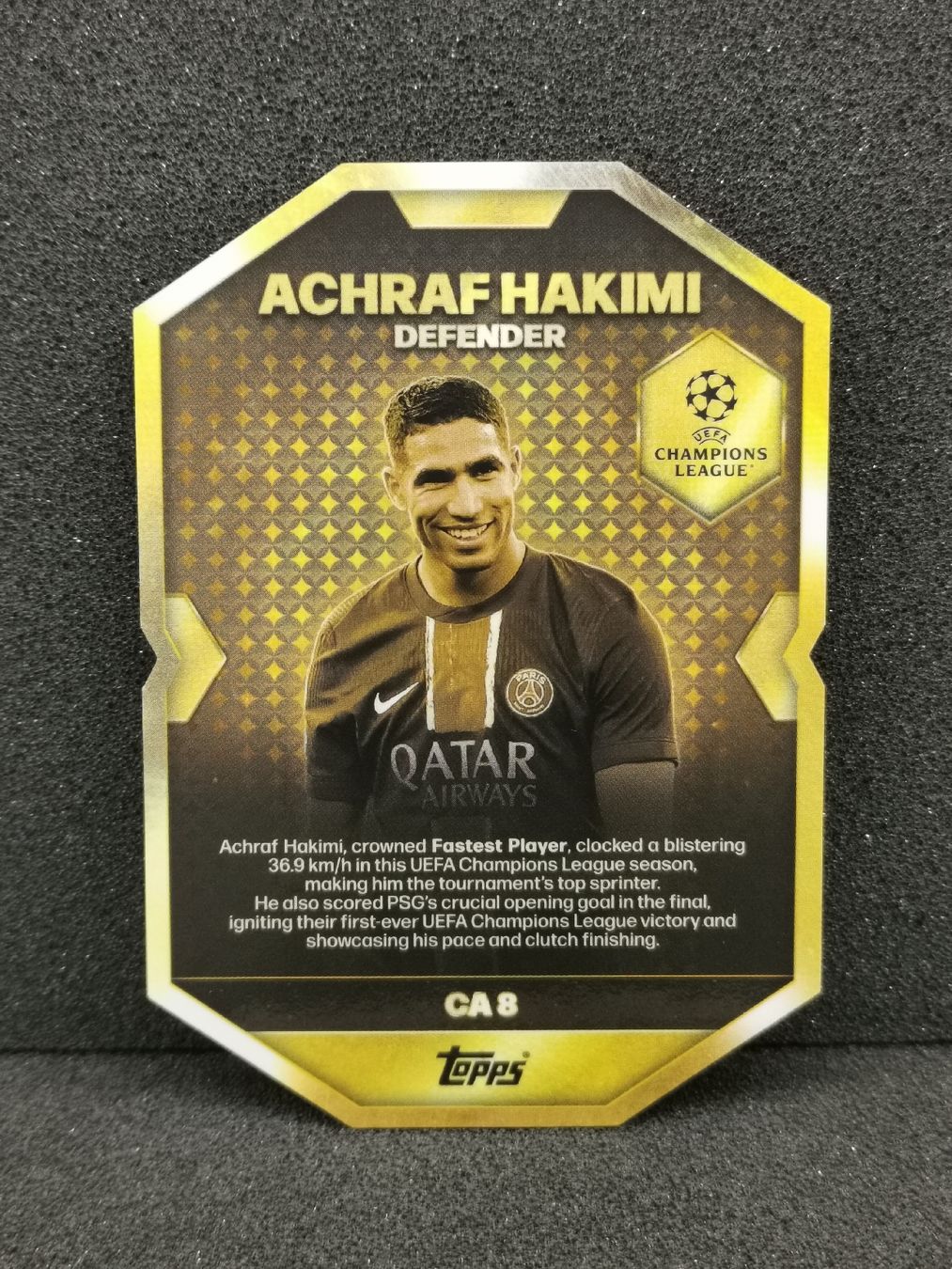 Match attax 2025/26 Ashraf Hakimi Chrome Award Winner (Gebraucht) in Einsiedeln für CHF 7 – mit ...