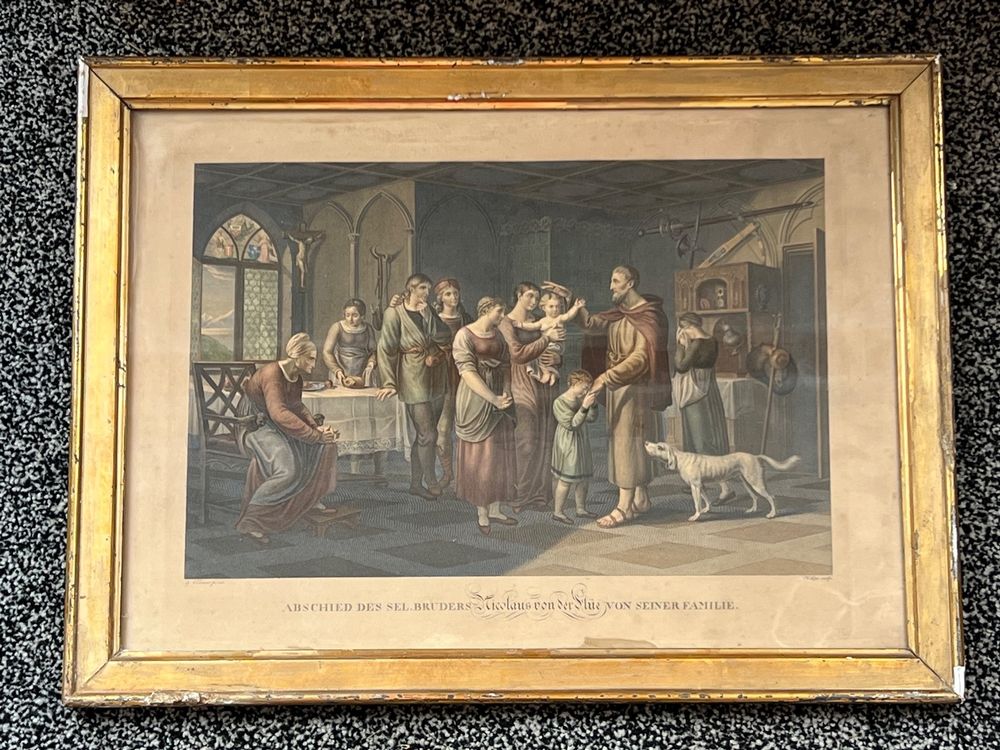 Antiker Kupferstich H. Lips NIKLAUS VON DER FLÜE | Kaufen auf Ricardo