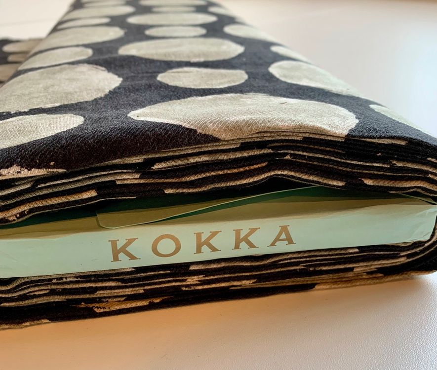 200 cm Baumwolle/Hanf Viera von KOKKA schwarz/beige | Kaufen auf Ricardo