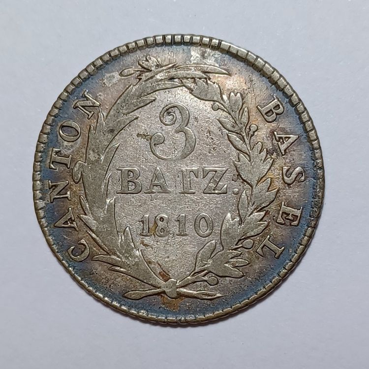 3 Batzen 1810 Basel s-ss (Gebraucht) in Pfäffikon ZH für CHF 25 – mit Lieferung auf Ricardo kaufen