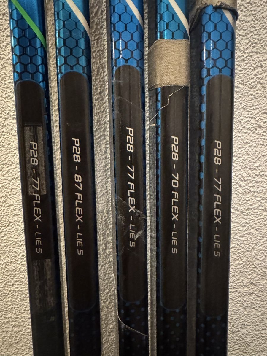 Bauer Eishockeyschläger Set, Flex 70-87, P28, Top Zustand (Gebraucht ...
