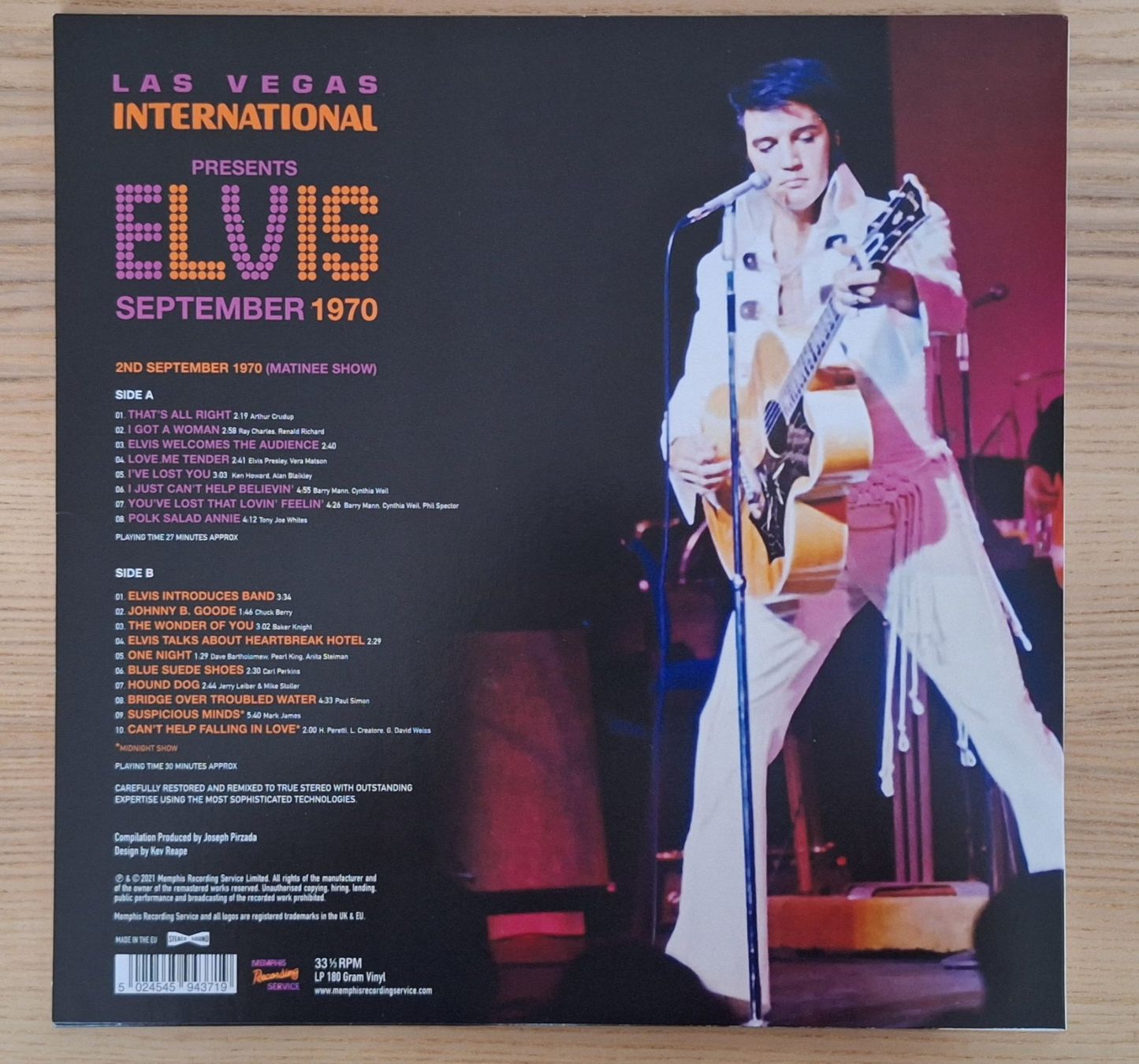 Elvis - Las Vegas International - LP MRS - 1970 Show! (Gebraucht) in ...