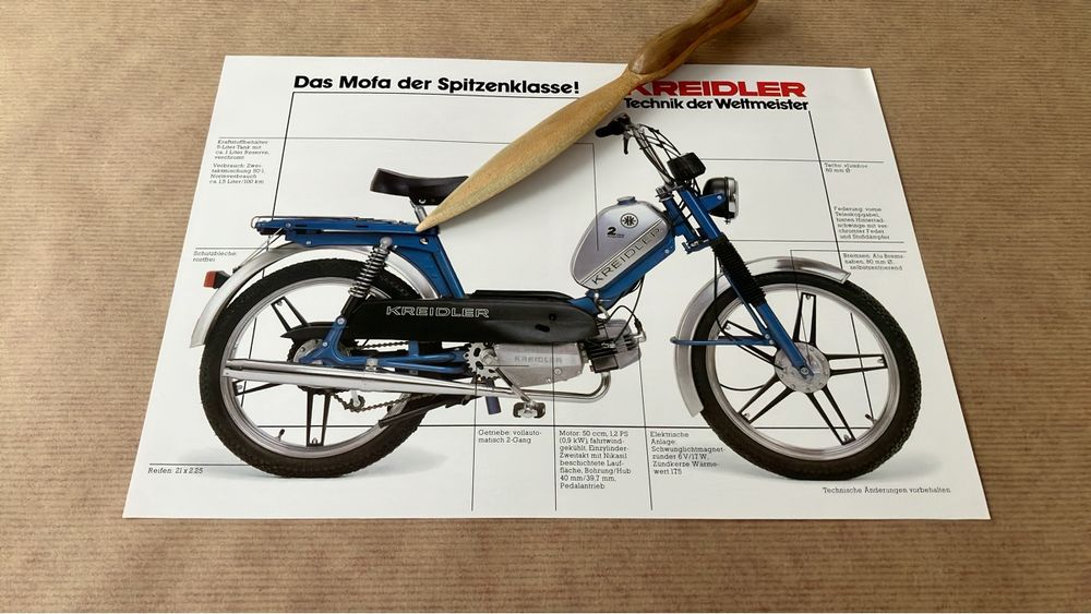 Kreidler Mofa - Originalprospekt | Kaufen auf Ricardo