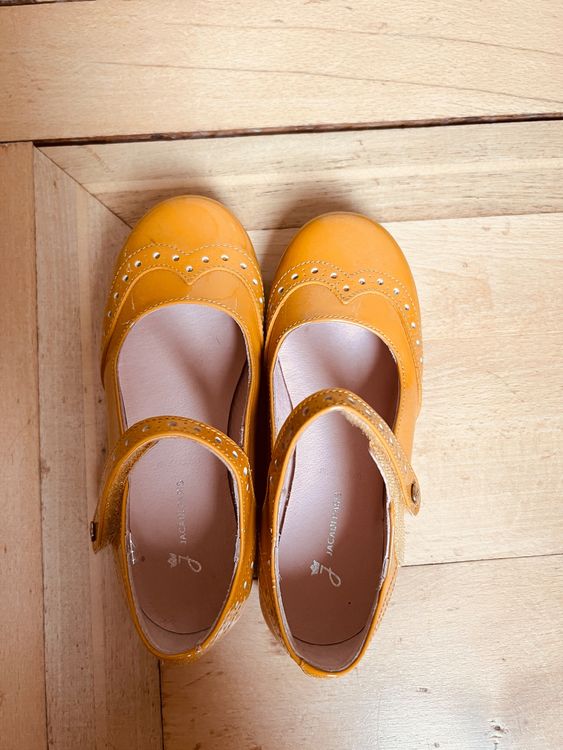 Süsse Designer Mädchen Schuhe Lack Gelb von Jacadi Gr. 27 (Neu (gemäss ...