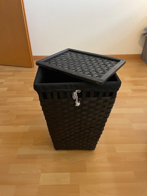 Ikea Waschekorb Schwarz