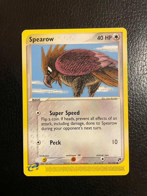 EX Sandstorm Spearow 81/100 NM-M Ab 1 | Kaufen auf Ricardo