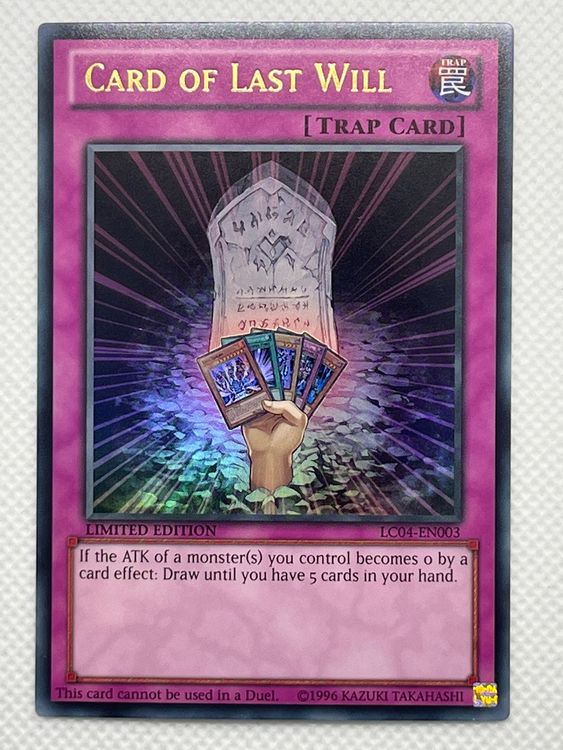 Card of Last Will (Gebraucht) in Hinterkappelen für CHF 0.25 – mit ...