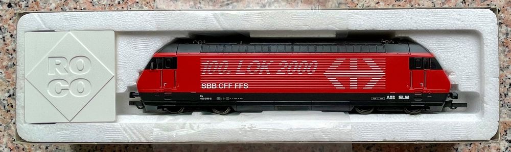 Roco 43655.5 - SBB Re 460 "100 Lok 2000 - OVP (Gebraucht) in Versoix ...