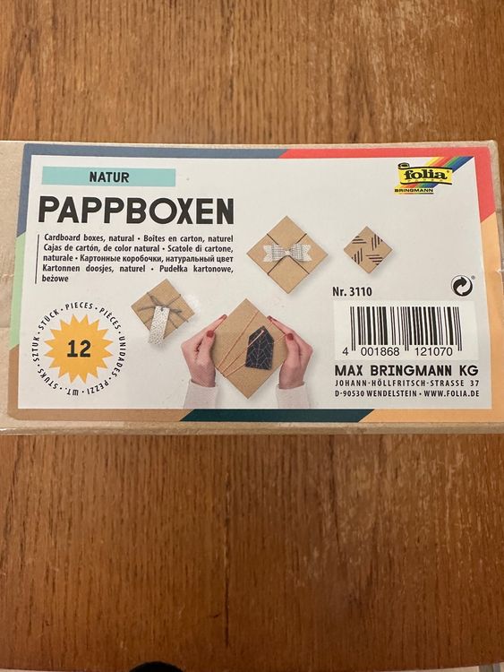 12 Boites en Carton Naturel pour bricolage (Neuf avec emballage d ...
