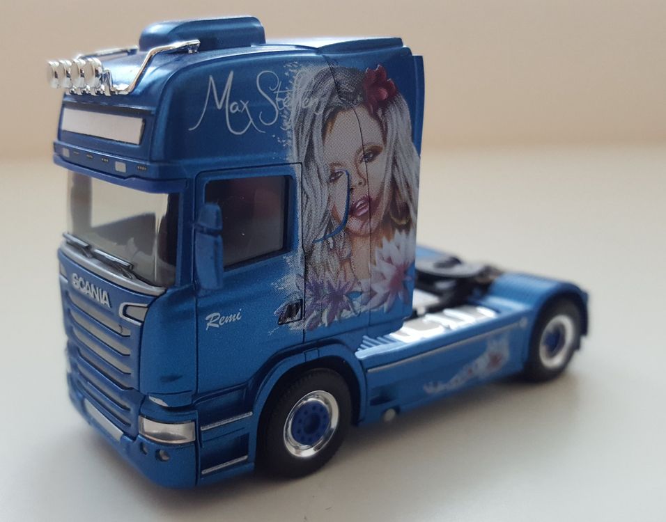 Herpa HO Scania Zugmaschine Max Steffen (Neu (gemäss Beschreibung)) in ...
