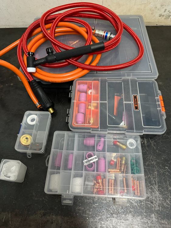 Komplete Lift Tig/Wig Brenner System für Mig Schweissgerät (Gebraucht) in Eggersriet für CHF 72 ...