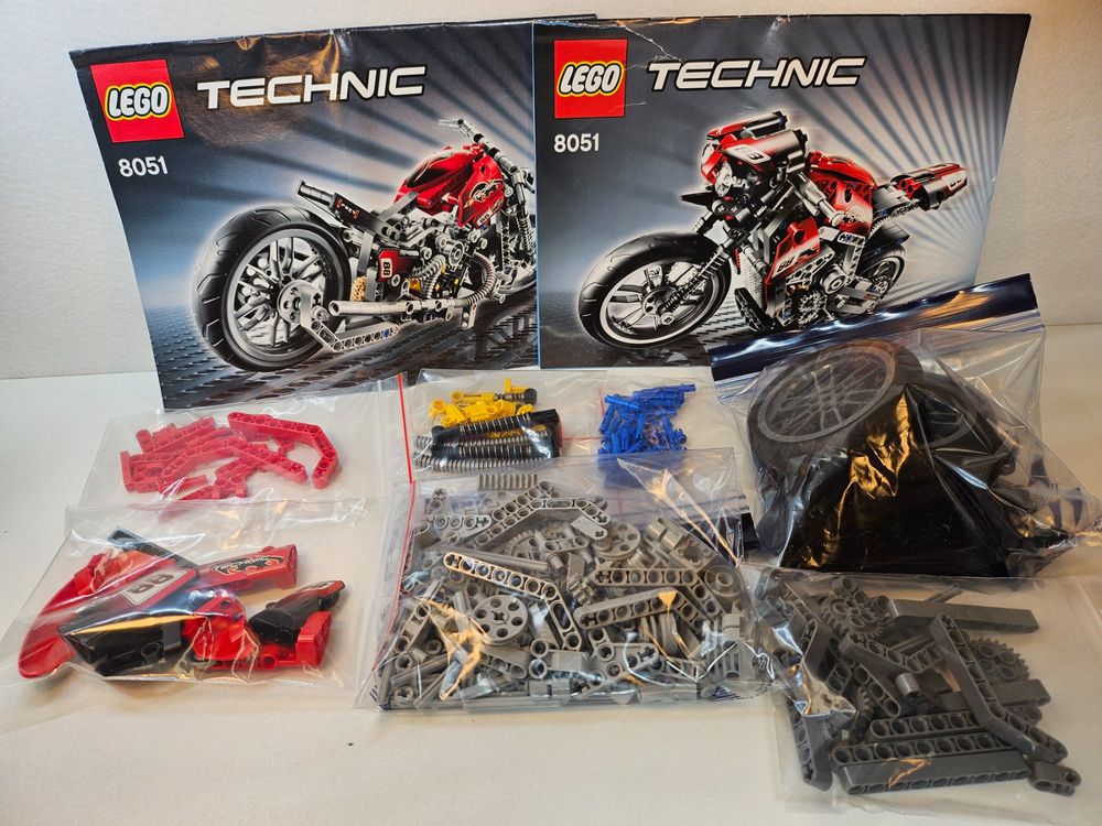 LEGO Technic 8051 Motorbike aus dem Jahr 2010 komplett (Gebraucht) in ...