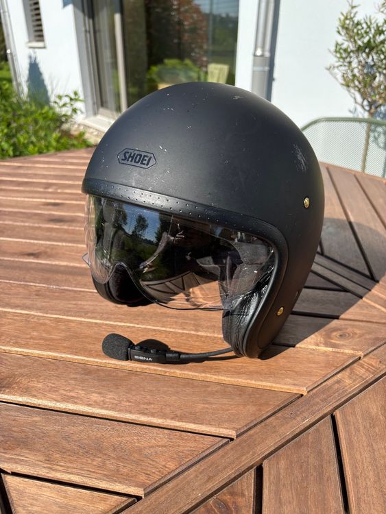 Shoei J.O Jethelm Motorradhelm schwarz | Kaufen auf Ricardo
