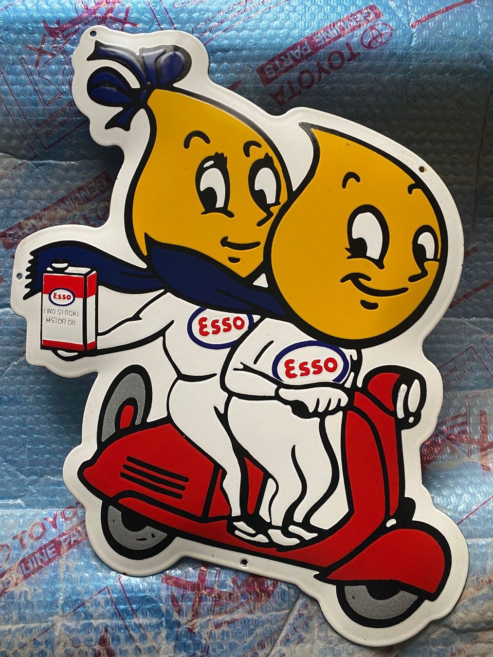Plaque émaillée Esso / Emailschild (D'occasion) à Plagne pour CHF 80 ...