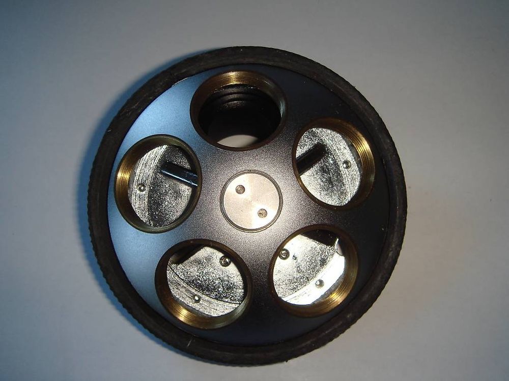 Nikon Mikroskop Objektiv Revolver 5 fach. RMS Anschluss | Kaufen auf ...