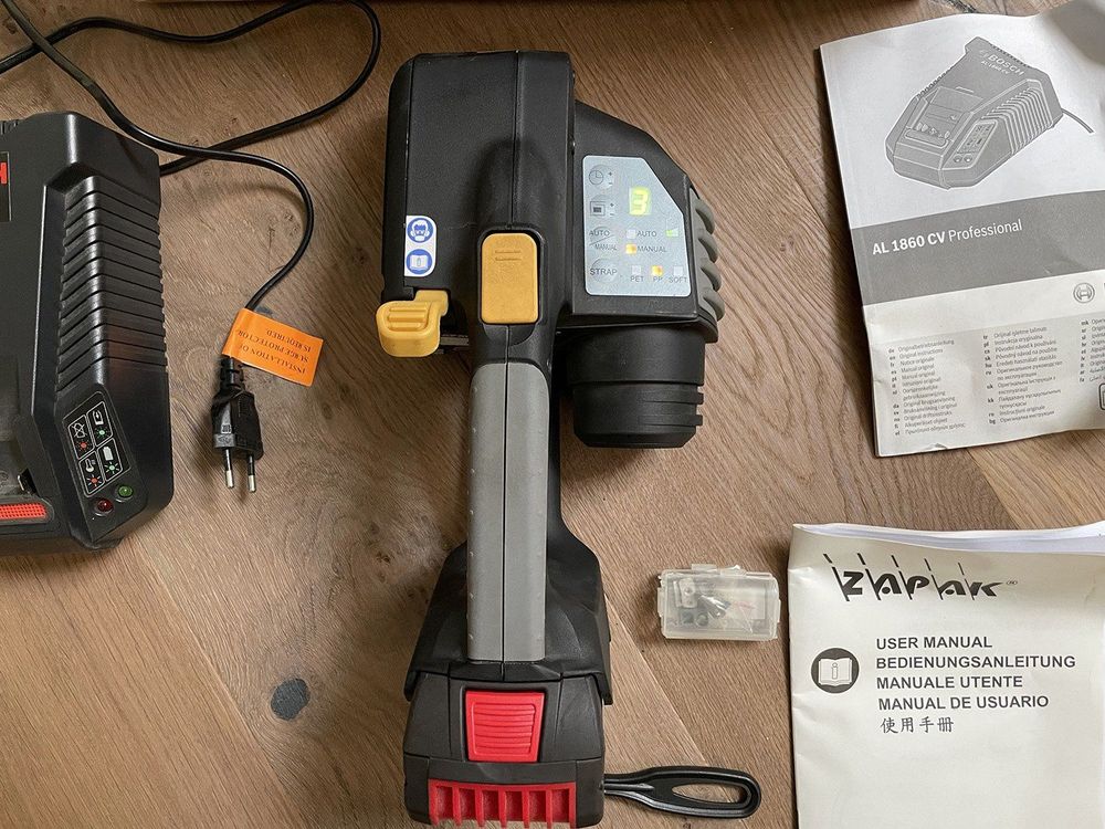 Zapak ZP93A Umreifungsgerät inkl. Akku und Ladegerät (Gebraucht) in ...