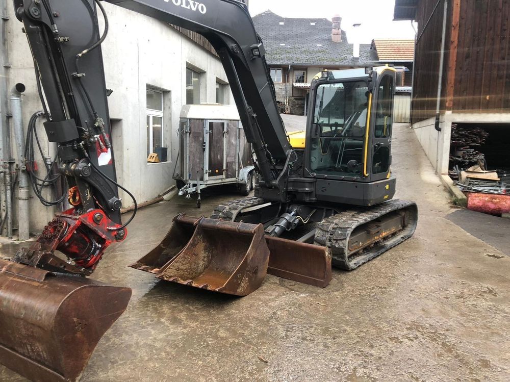 Bagger Volvo ECR 88 D, Kurzheck, Gummi (Gebraucht) in Grosshöchstetten ...