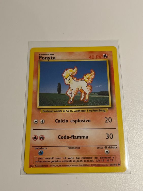 Pokemon Base Set Ponyta AB 1FR | Kaufen auf Ricardo
