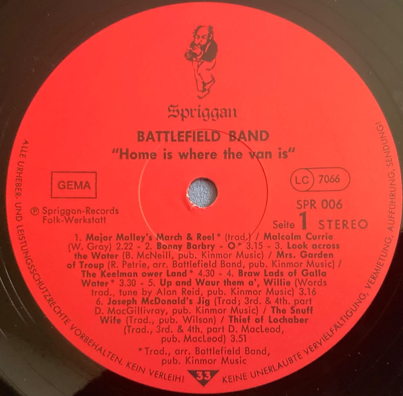 BATTELFIELD BAND - HOME IS WHERE THE VAN IS (D'occasion) à Poliez ...