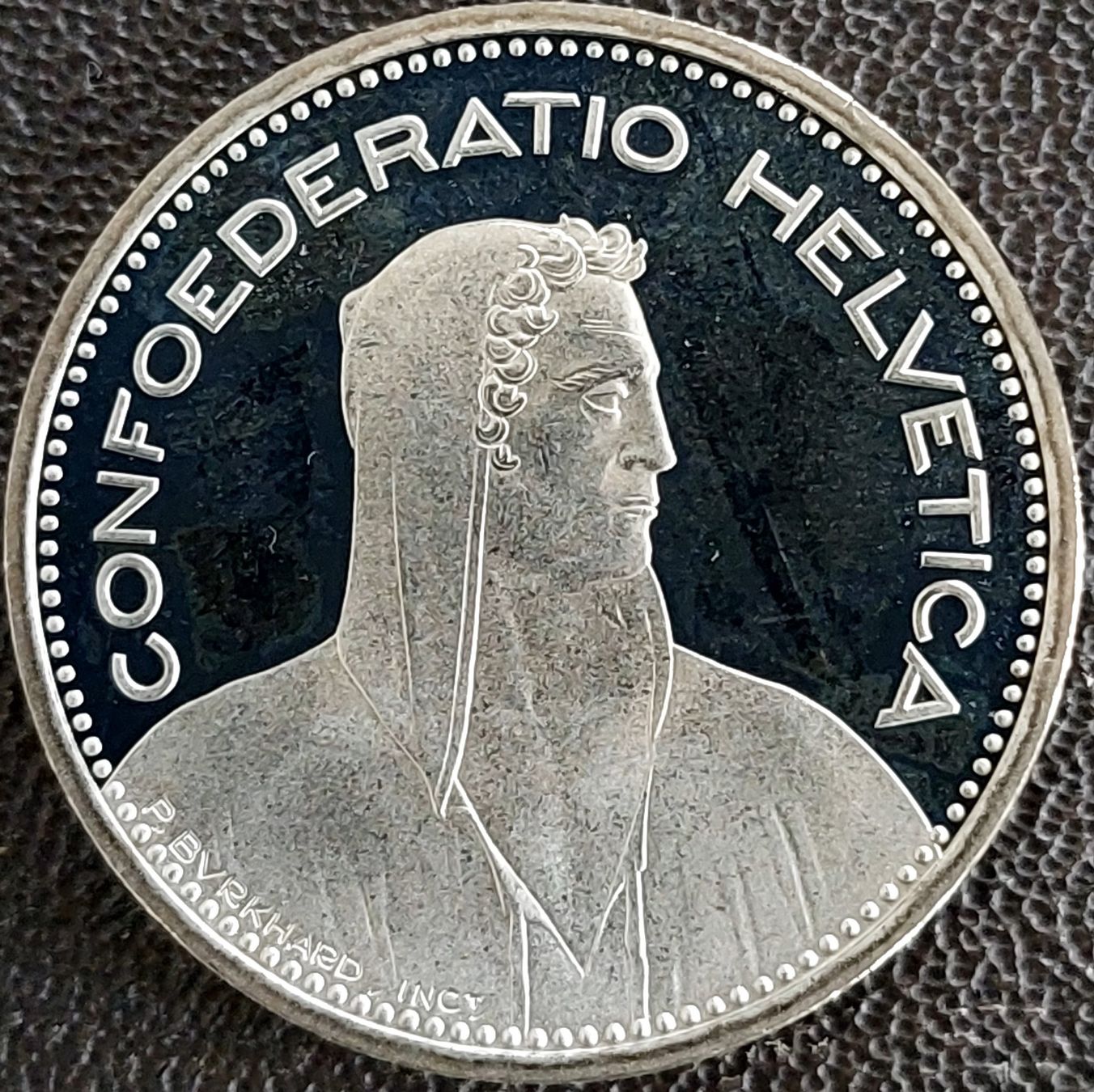 5 Franken 1990 stgl. / aus Münzsatz (Neu (gemäss Beschreibung)) in Arch ...