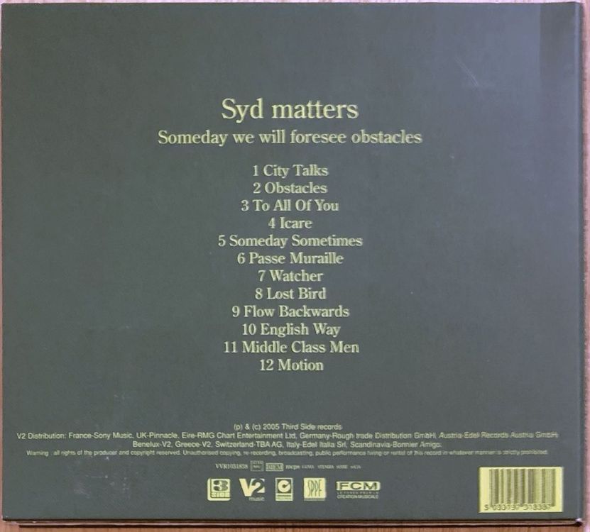 Syd Matters – Someday We Will Foresee... (Gebraucht) in Martigny für ...