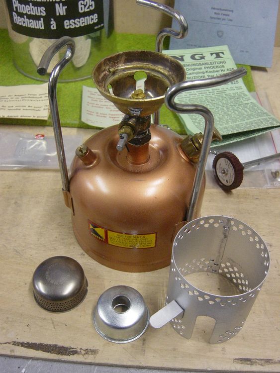 Neuwertiger Benzinkocher Phoebus 625 CH Armee mit Anleitung (Gebraucht ...