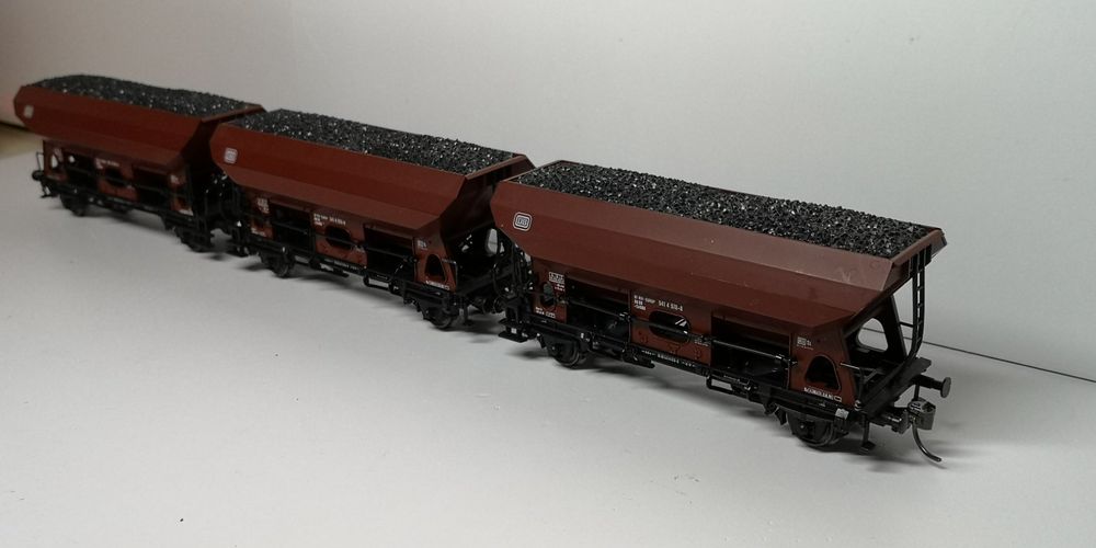 3 x Roco 46132 Seitenentladewagen DB H0 GS OVP | Kaufen auf Ricardo