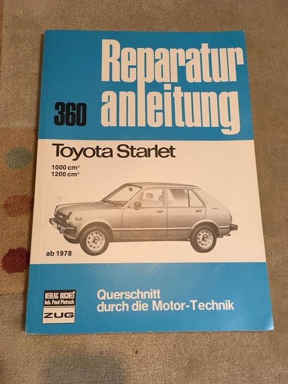 Werkstatt Handbuch Toyota Starlet ab 78 | Kaufen auf Ricardo