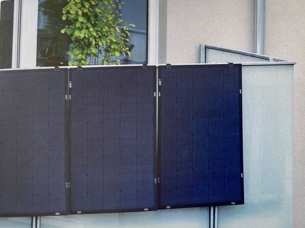 Solarmodul Balkonkraftwerk Komplett EET Lightmate B+ (Gebraucht) in ...