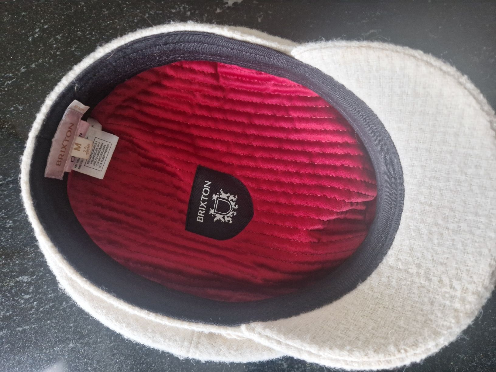 Brixton Fiddler Cap, Creme, Groesse M - Top Zustand! (Neu (gemäss ...