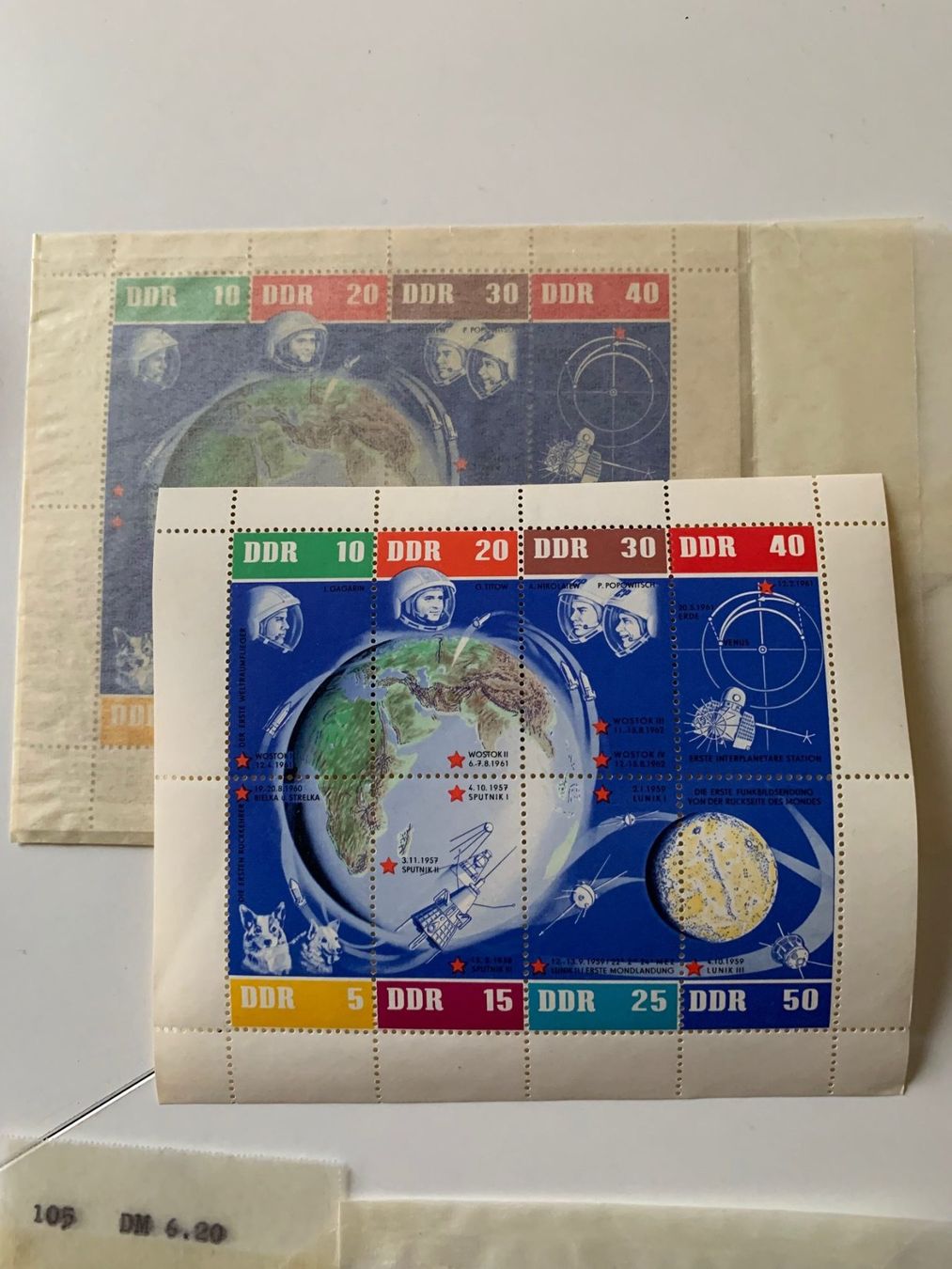 DDR Briefmarken Konvolut – Blöcke & Sätze 60er Jahre (Neu (gemäss ...