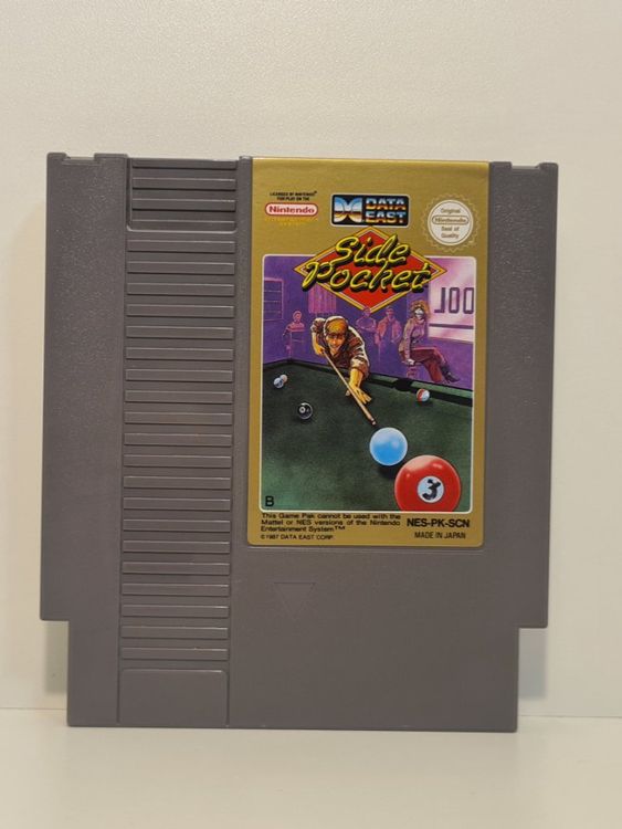 Side Pocket - Kassette mit Schuber / Pal B Nintendo NES (Gebraucht) in ...